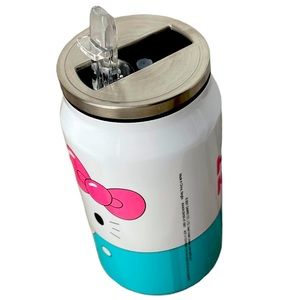 Sanrio | Dining | Hello Kitty Stainless Steel Soda Can Water Bottle ...